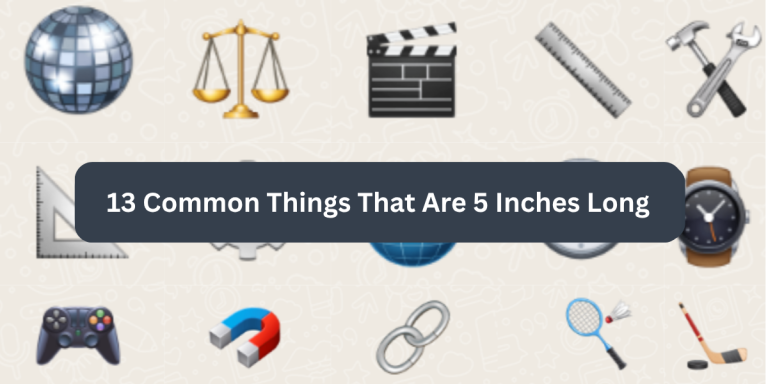 13 Common Things That Are 5 Inches Long